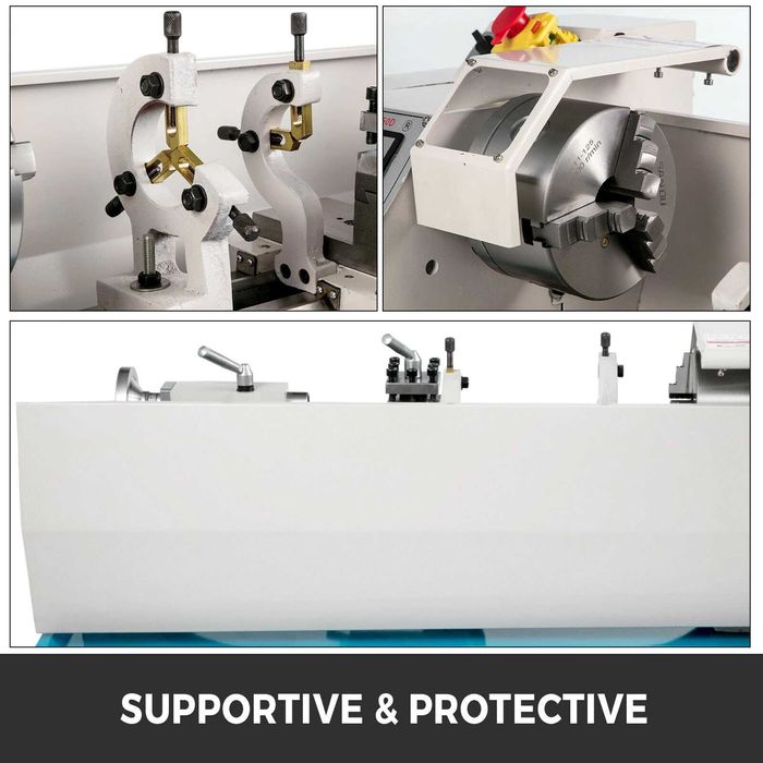 Mini strung de metal 1100w 220x750mm digital variabil inalta precizie ...