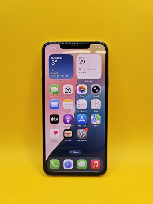 IPhone 11 Pro Max Matte Silver 256 GB Sănătate baterie 100% Dosu Bricii ...