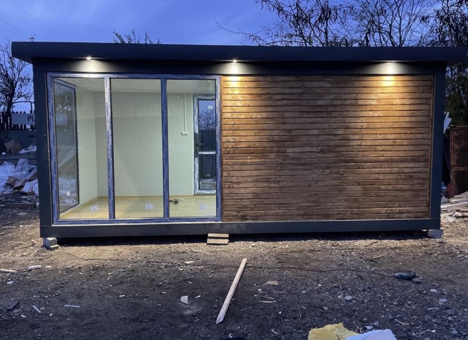 Vand container 6x2,4 Lambriu vitrina STOC! Targoviste • OLX.ro