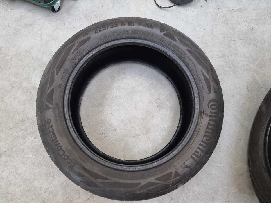 4 Anvelope de VARA 225.55.18 'Continental' [dot 2022] ;stare buna ...