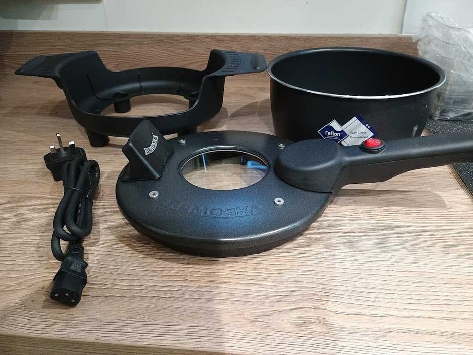 Преносима фурна Remoska Prima (400 W) - 2L черна, незалепващо покритие ...