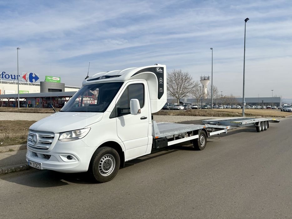 Mercedes Sprinter Auto Platforma , an.2020 , 2.2 163CP, Transport Auto ...