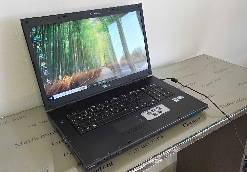 Laptop core2duo Fujitsu Amilo Li 3910 17.3 inch functional,instalat ...
