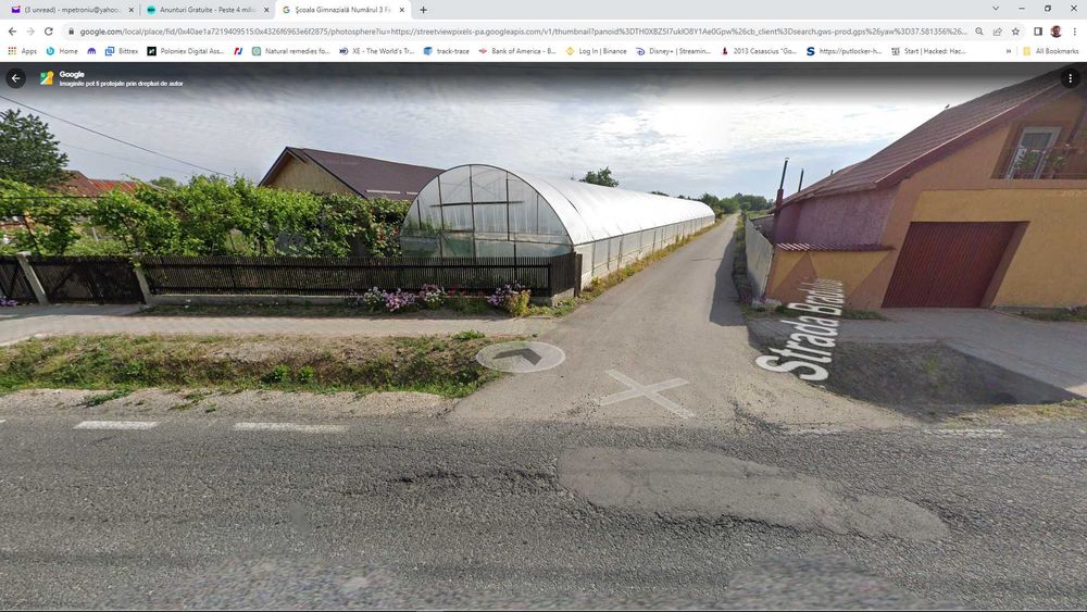 Gradistea ,la iesire in Falastoaca , Locatie ,asfalt ,utilitati 1140m2 ...