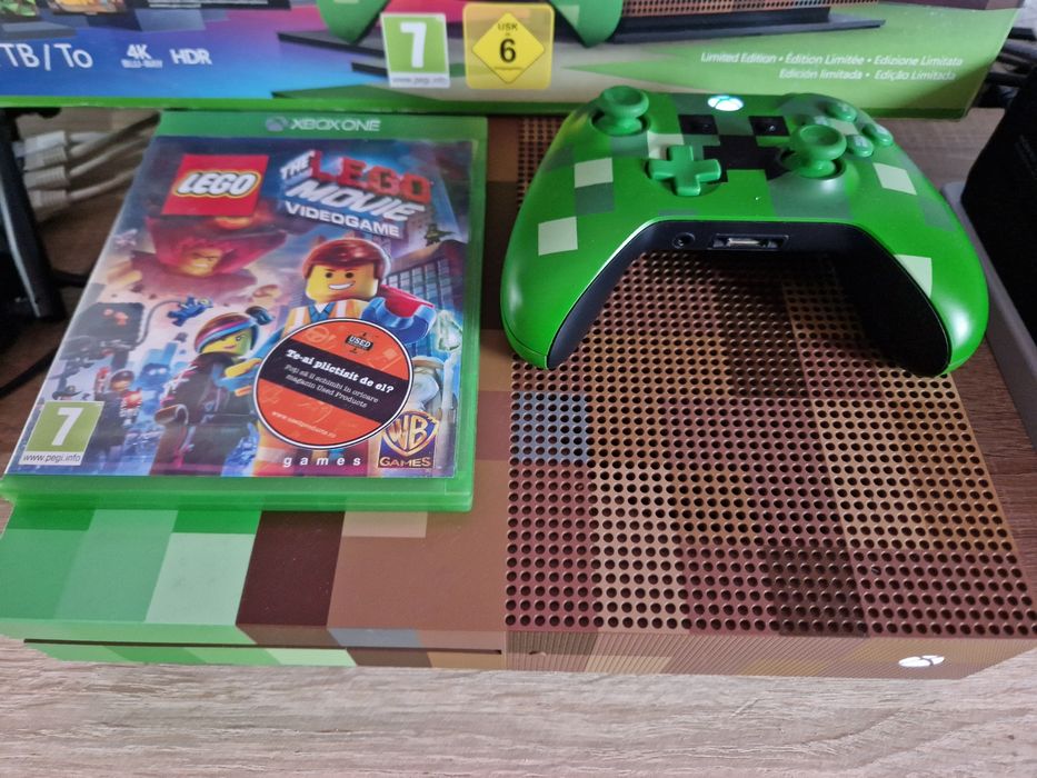 Xbox One S Minecraft edition Dosu Bricii • OLX.ro