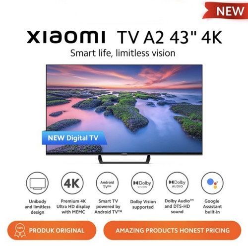 Телевизор Xiaomi Mi TV A2 43/ 50/ 55 | 4K Smart Android Tv + Бонус: 310 ...