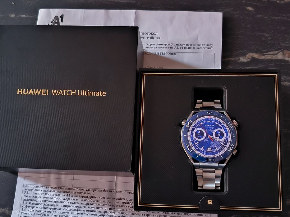 Huawei watch ultimate Blue Titanium гр. Асеновград • OLX.bg