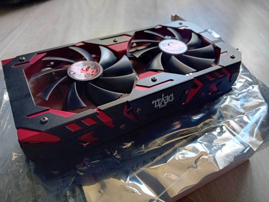 Видео Карта PowerColor RX580 8GB Red Devil и Захранване Corsair VS650 ...