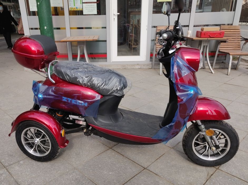 Tricicleta Electrica cu 2 locuri ZTECH ZT-63 New Model 2024, 60V 20AH Focsani • OLX.ro