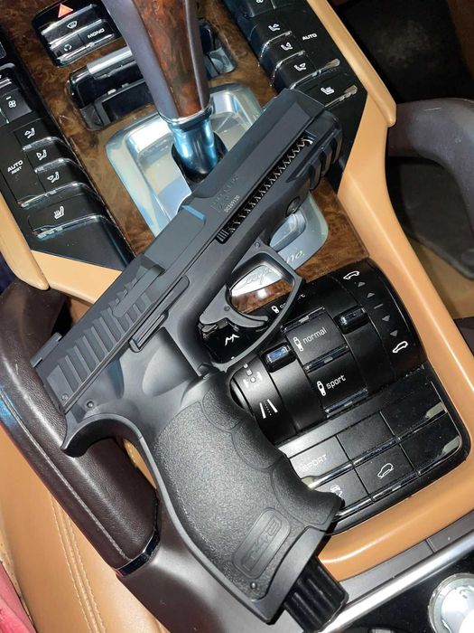 Pistol Airsoft AutoAparare BileDeCauciuc cal.50 Putere MAXIMA 24J ...