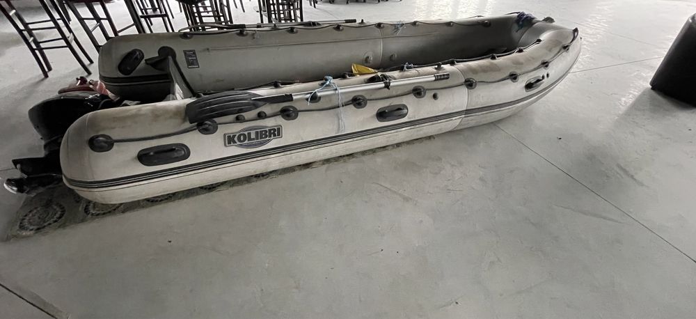 Vand barca kolibri gonflabila cu motor suzuki 15 si cu peridoc Alba ...