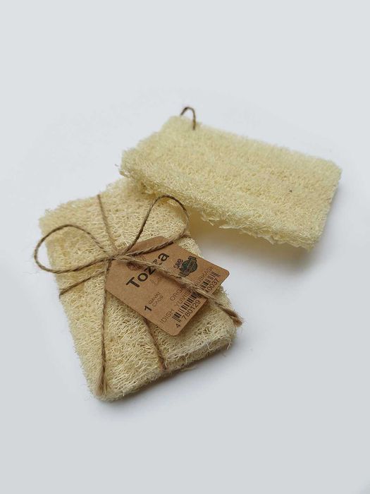 Luffa oliy navli tolalaridan iborat boʻlgan idish yuvish gubkasi 2dona ...