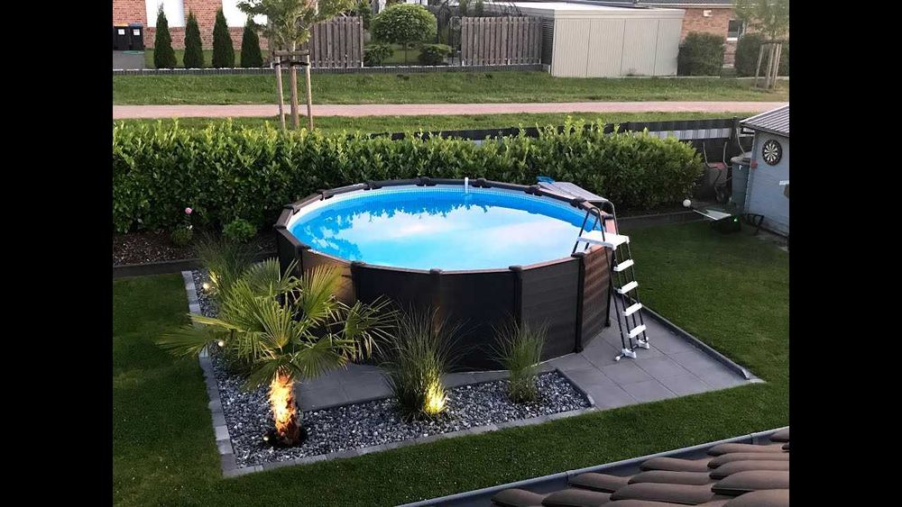 Intex Frame Pool Graphite 478x124cm с. Паволче • OLX.bg