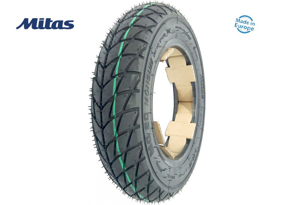 3.50-10 Mitas MC-20 MONSUM - шина для скутера, Чехия - Мотошины, диски и колеса Астана на Olx