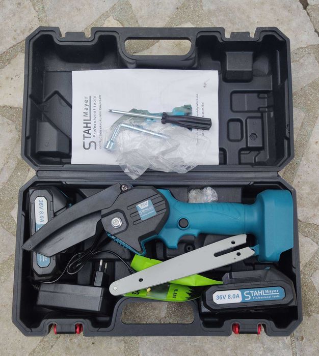 Немска акумулаторна резачка за клони Stahl Mayer 36V, 8Ah гр. Етрополе • OLX.bg