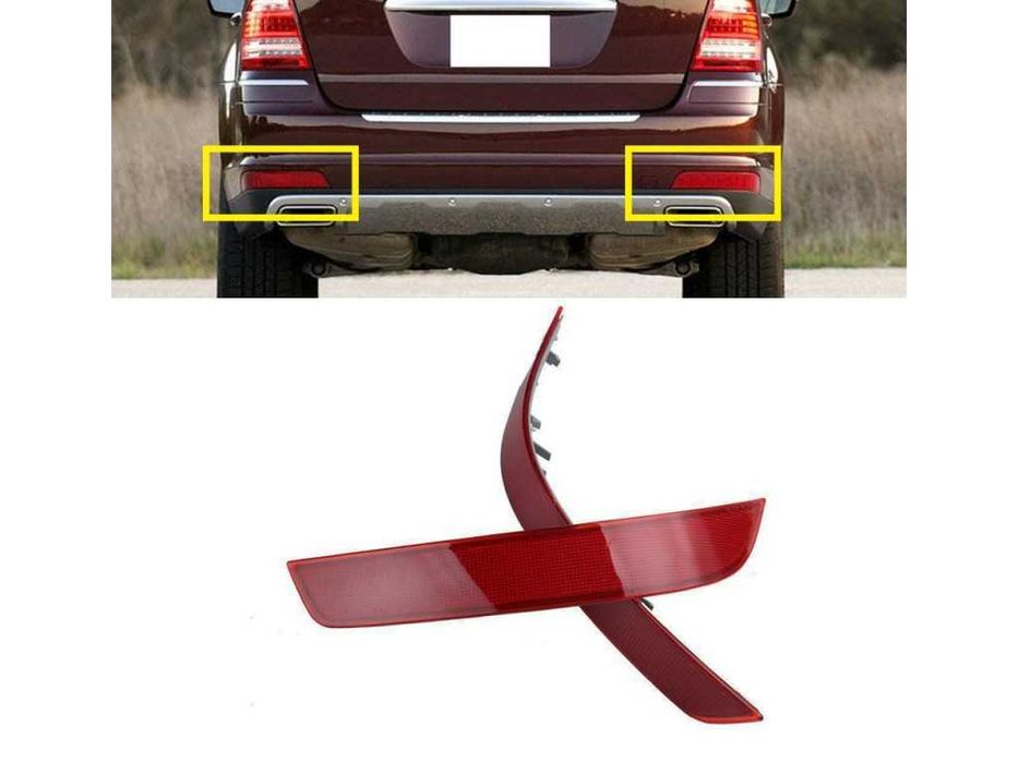 Рефлектор за задна броня Mercedes GL X164,ML W164,GLK X204,GL/GLS X166 ...