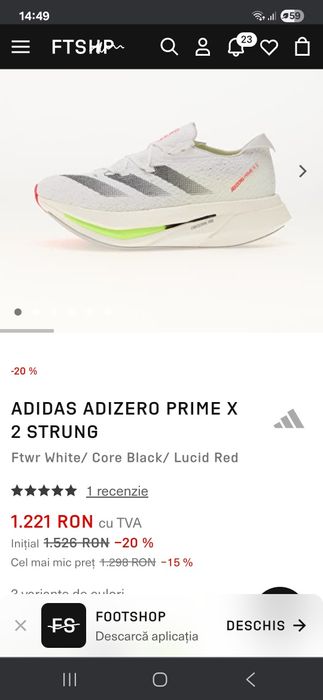 Adidas Adizero Prime X2 Strung Constanta • OLX.ro