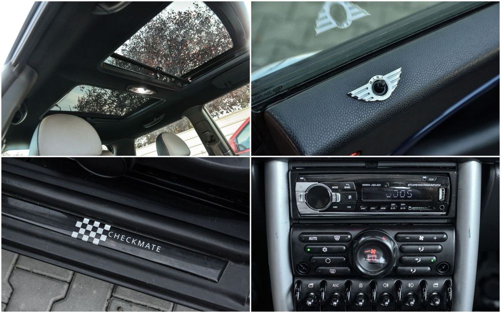 Mini Cooper R50 CHECK MATE, panoramic, piele, 2006 1.6 benzina Ludus ...