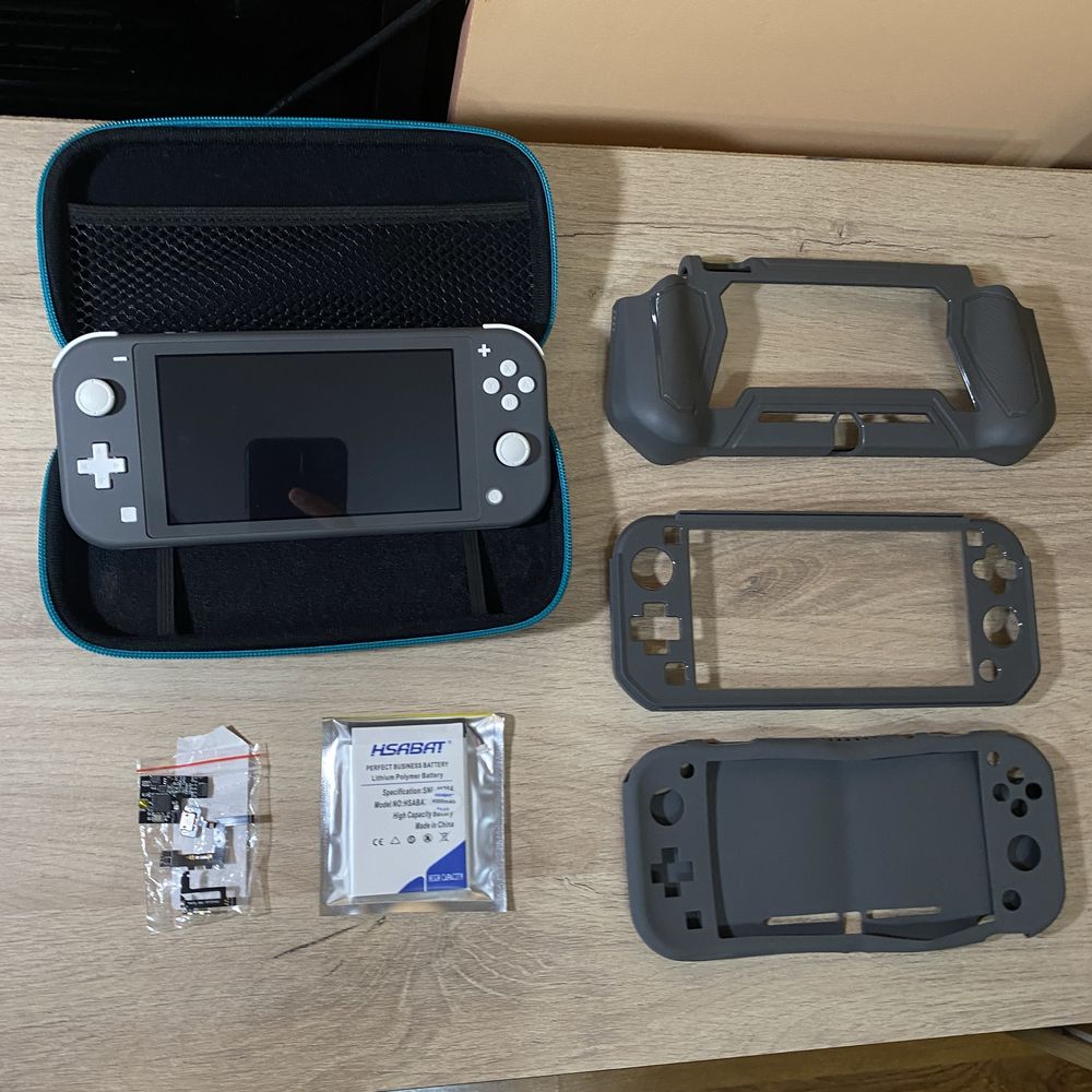 Nintendo Switch lite+ чип за хак+ батерията 4500mah/ нинтендо/ lite гр ...