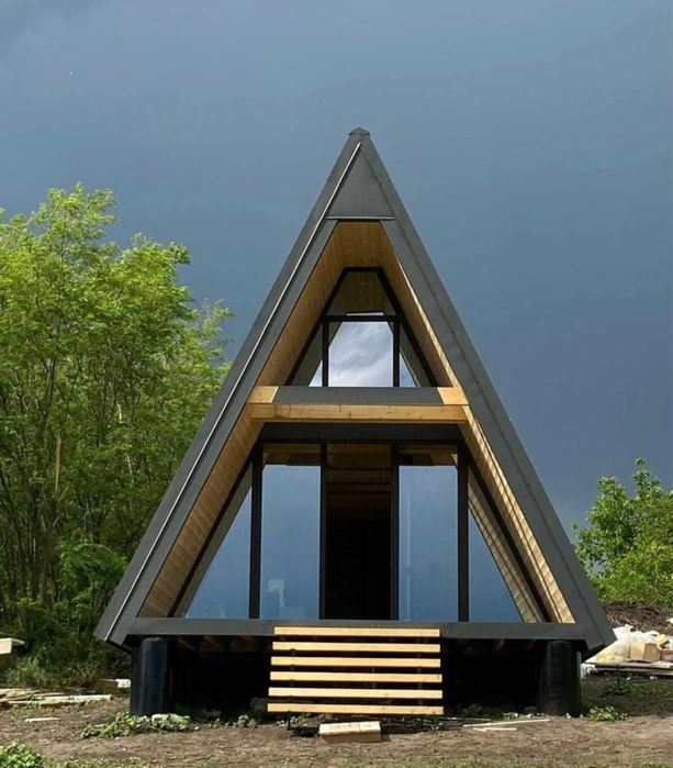 Case modulare in forma de A sau stil mediteranean lemn sau fier Brasov ...