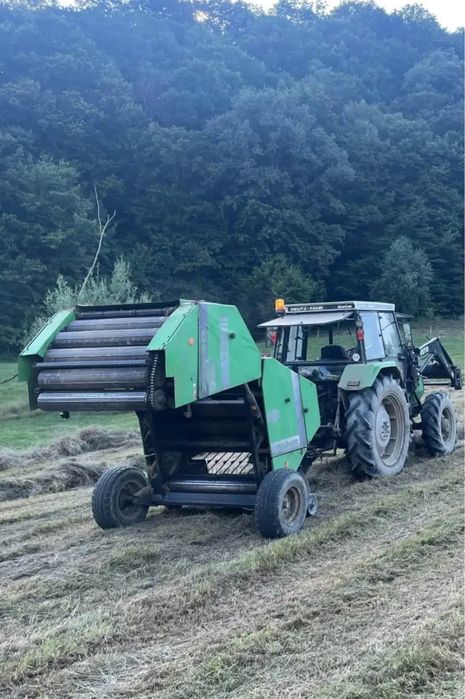 Presa balotat /balotierea / Presa baloti rotunzi Deutz fahr Galgau • OLX.ro