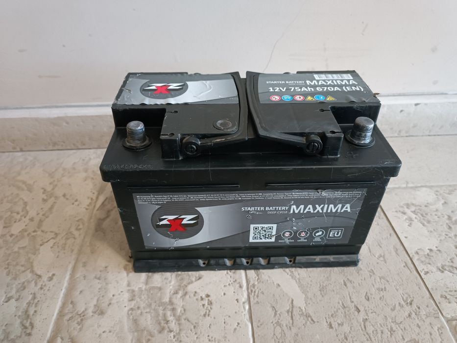 Акумулатор 12V 75Ah гр. София Белите брези • OLX.bg