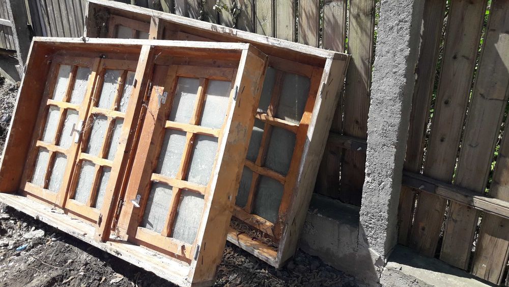 Ferestre duble, deschidere tripla in toc de lemn Iasi • OLX.ro