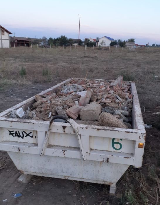 Transport moloz moluz autorizat bena container targa cuva Manipulant ...