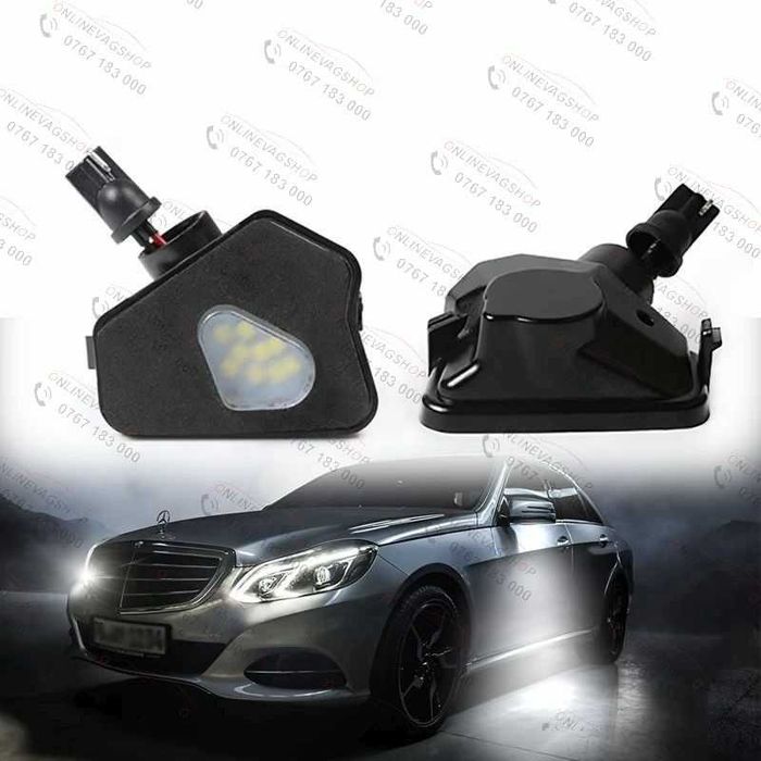Led oglinda (puddle light) Mercedes A B C E CLA GLK S Class W204 W212 ...