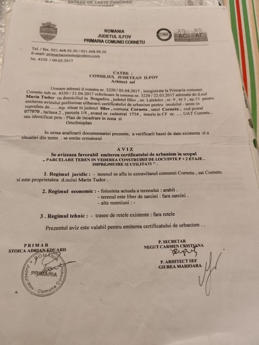 Vând teren Clinceni Ordoreanu Ilfov Bragadiru • OLX.ro