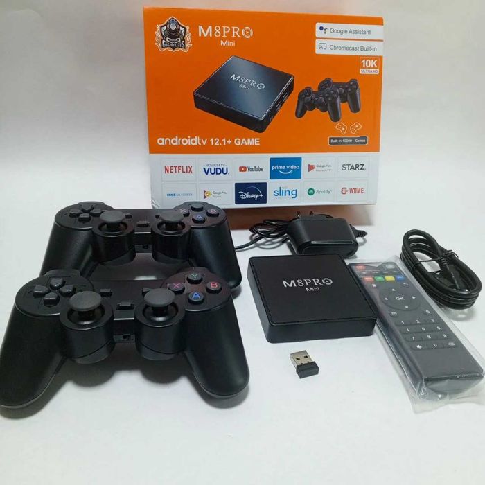 Игра конзола с джойстици Game Box M8 PRO mini 10K 128G Android TV 12.1 гр. Пловдив Коматевски ...