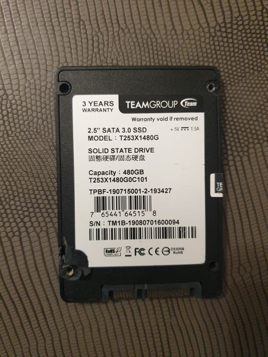 2.5" SATA 3.0 SSD 480GB Brasov • OLX.ro