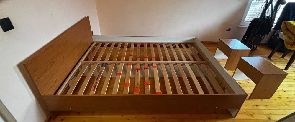 Спалня с размери 190/144 с подматрачна рамка гр. Варна Аспарухово • OLX.bg