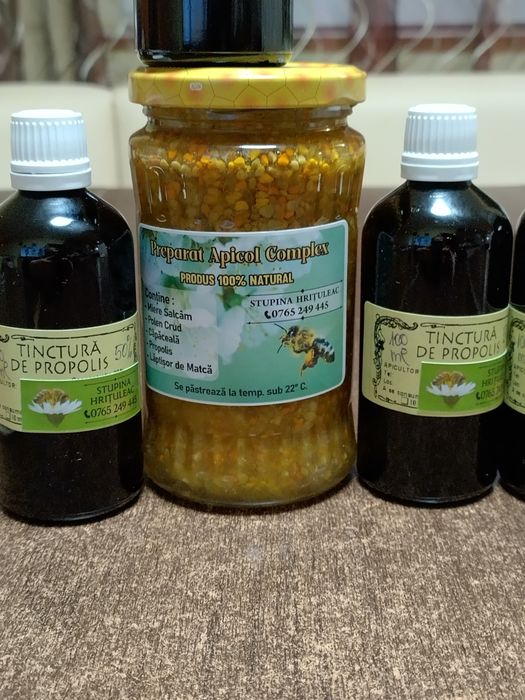 Lăptișor de Matca Pur, Podmore - Tinctura de Albine, Apilarnil, Polen ...