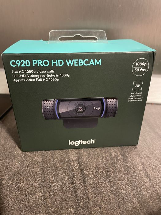 Camera web NOUA Logitech HD Pro C920, Full HD, Negru Timisoara • OLX.ro