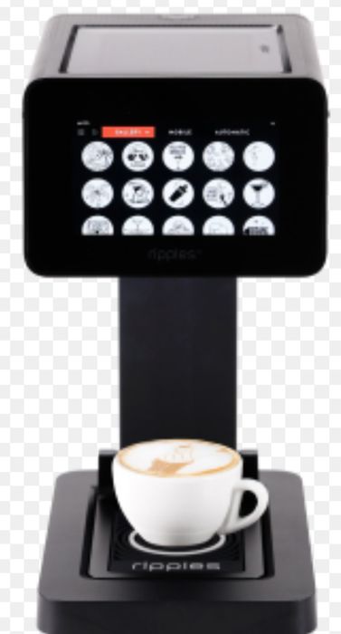 Ripple 2 машина за рисуване върху кафе/принтер на фигури върху напитки ...