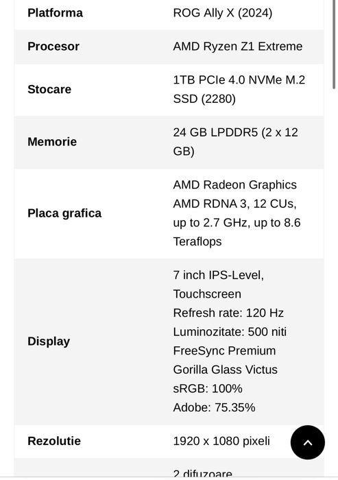Consola ASUS Rog Ally X RC72LA Craiova • OLX.ro