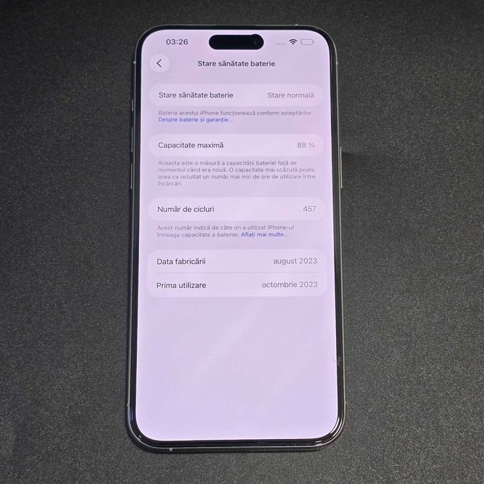 Hope Amanet P8 Iphone 15 Pro Max 256 Gb 88% Bucuresti Sectorul 6 • OLX.ro