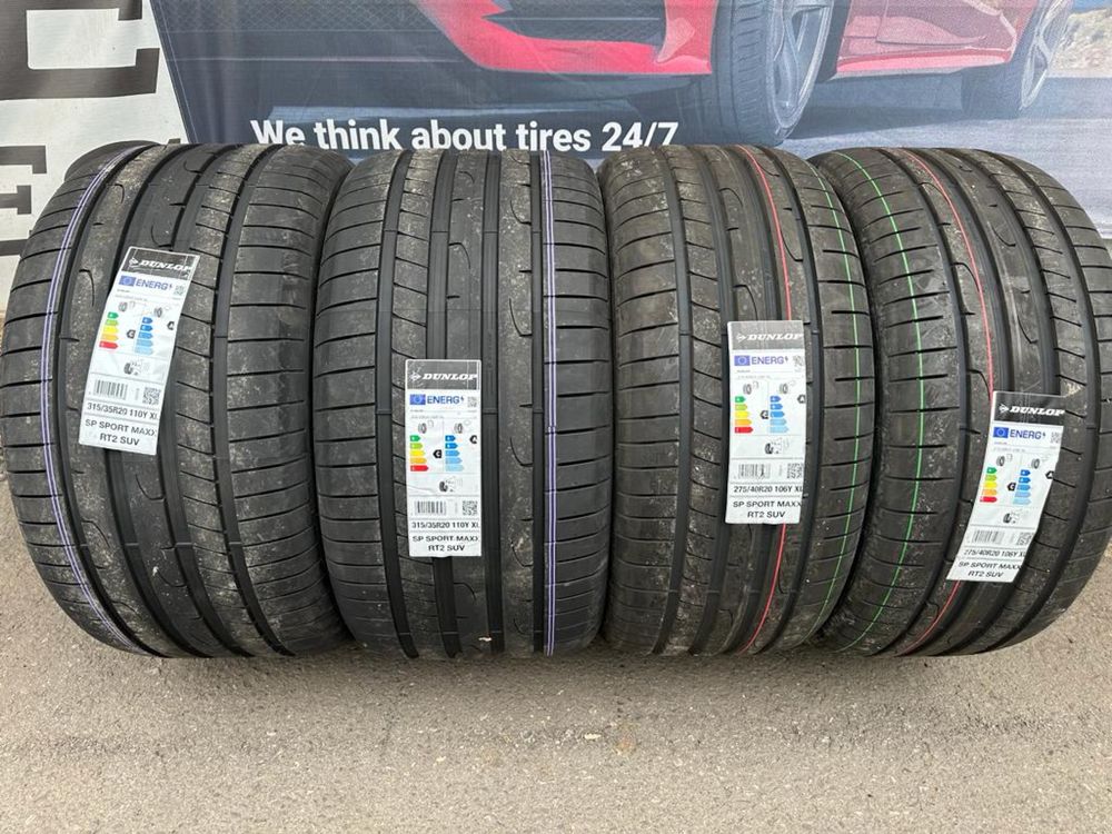 315/35 R20 + 275/40 R20 DUNLOP SPORT MAXX anvelope noi vara BMW X5 X6 ...