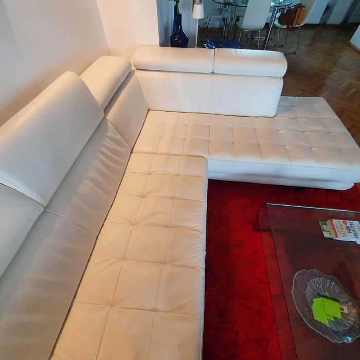 Coltar piele naturala alba - fabricat in Italia Bucuresti Sectorul 1 ...