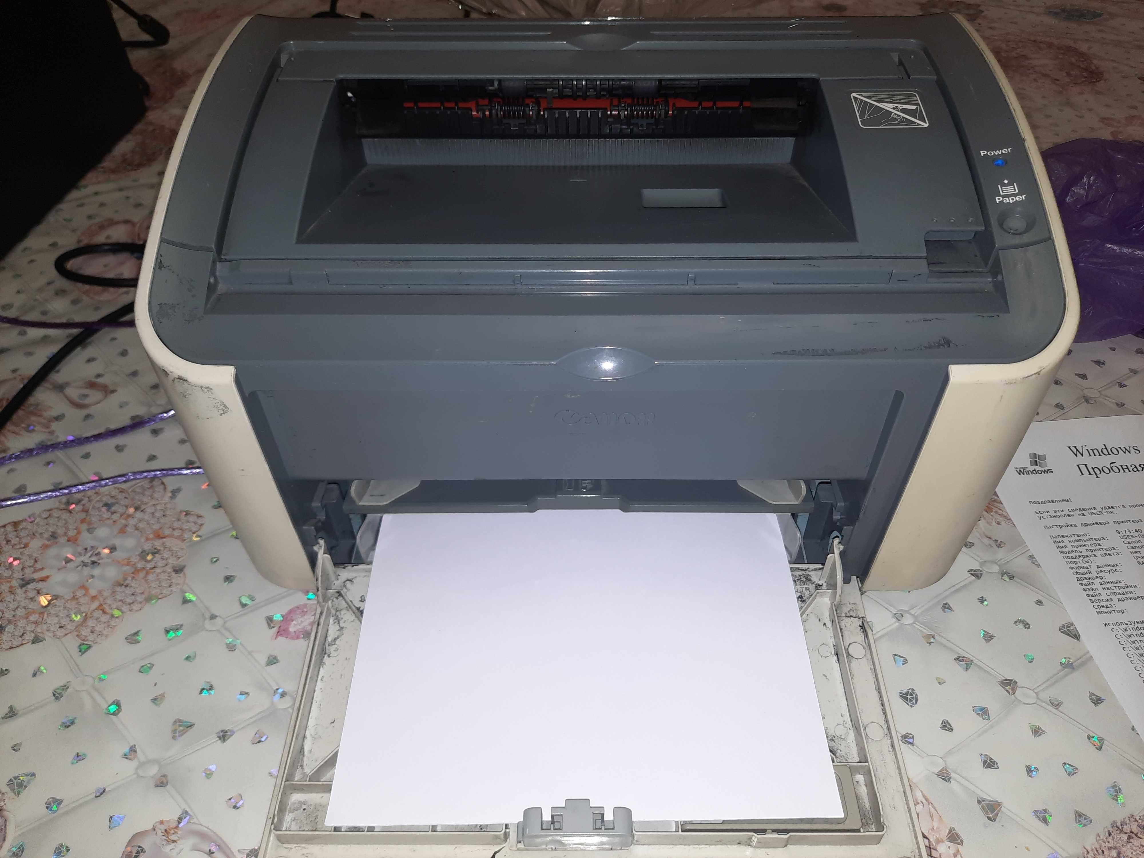 Лазерный принтер Canon LBP 2900 1 в 1 ом (черно-белый): 31 500 тг ...