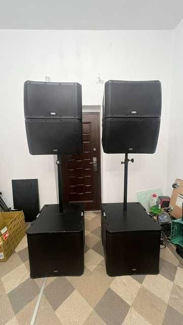 Vând Sistem de sunet QSC Line Array 6.000 W 12.600 EURO negociabil ...