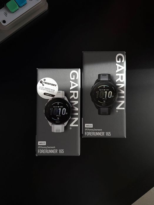 Ceasuri sport Garmin Forerunner 165, negru și alb Bucuresti Sectorul 1 ...
