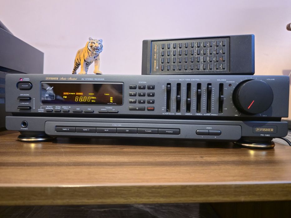 Fisher RS-580. Bijuterie rară. Egalizator. Estetică de raft. Preț fix ...