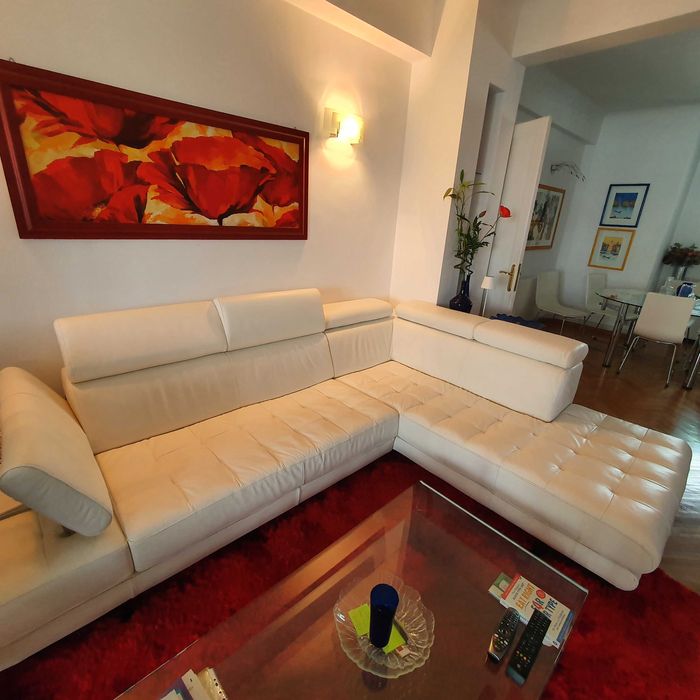 Coltar piele naturala alba - fabricat in Italia Bucuresti Sectorul 1 ...