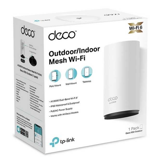 TP-Link Deco X50-Outdoor Wi-Fi 6 Mesh WLAN, AX3000 гр. София Гео Милев • OLX.bg