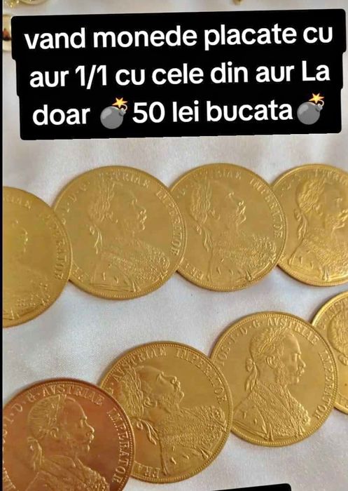 Monede placate cu aur de Siria • OLX.ro