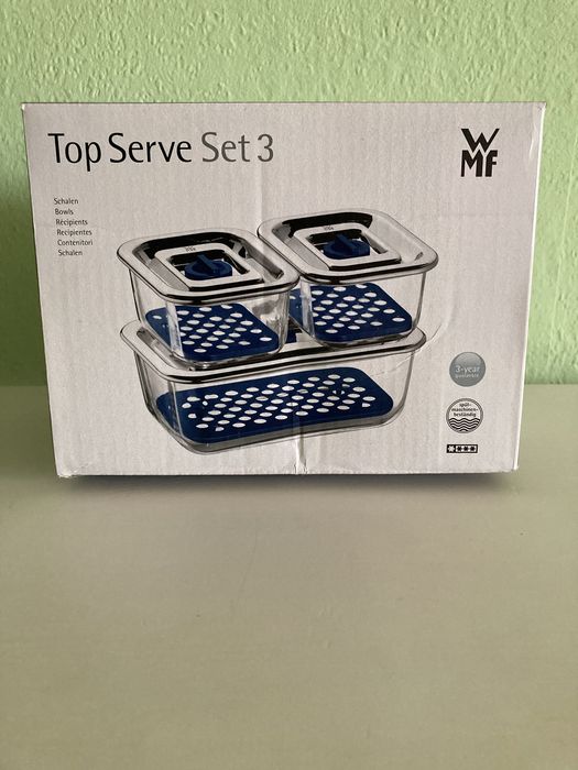 WMF Комплект от 3 съда за храна гр. София Дървеница • OLX.bg