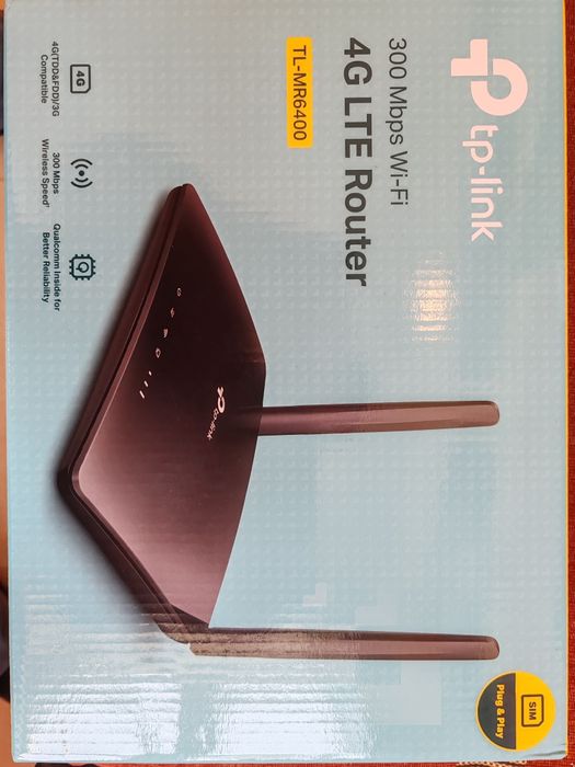 4G Рутер TP-Link TL-MR6400 СИМ карт гр. София Център • OLX.bg