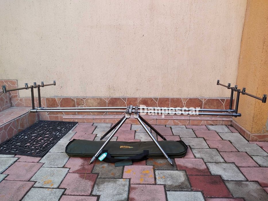 Rod pod Quad Pod HAKUYO Full metal silver cu 3 sau 4 posturi model 145 ...